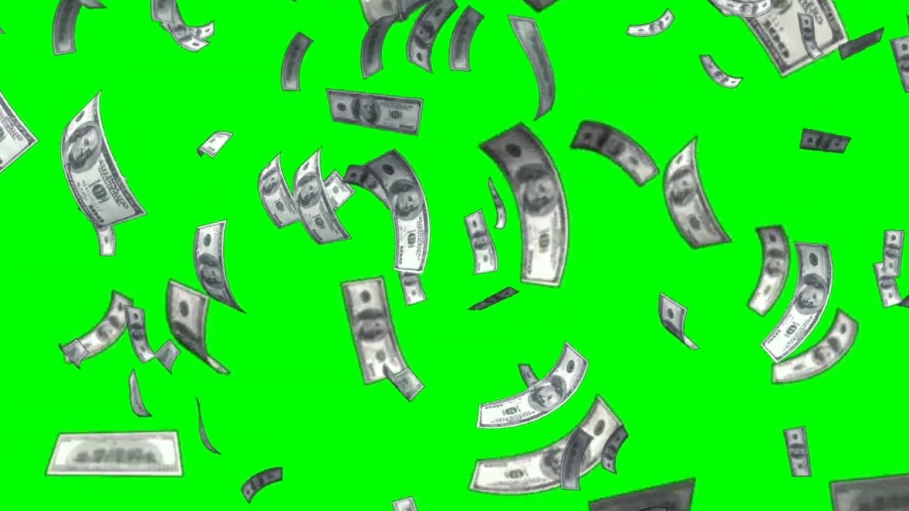 Dollars Money Falling no copyright Background Animation Loop footage ...