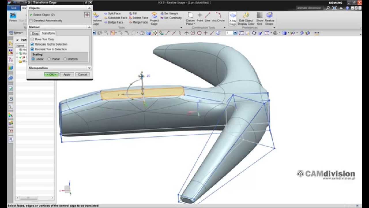 NX Realize Shape next - YouTube