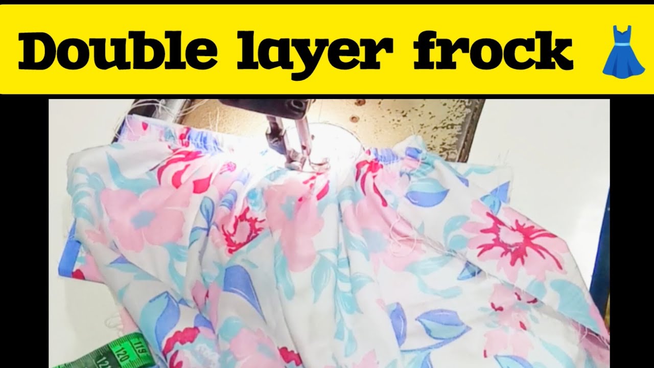 double layer frock stitching||cuff sleeves design in this video 📸#ideas ...