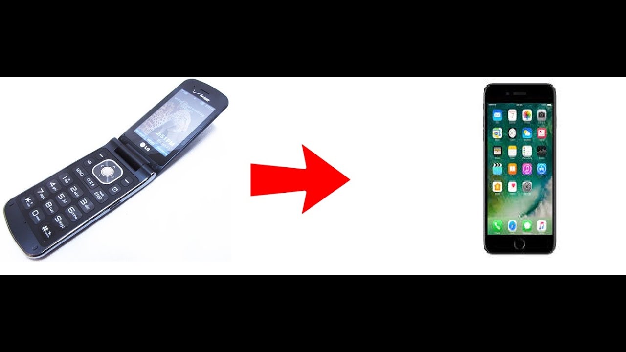 how to make a flip phone an iphone 7 (crazy result!!!) - YouTube