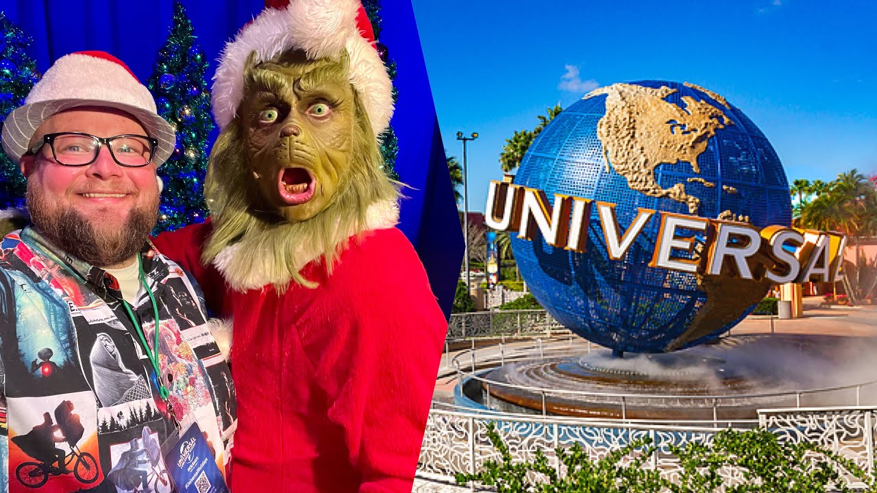 Universal Studios Orlando | Meeting The GRINCH And He Was So MEAN ...