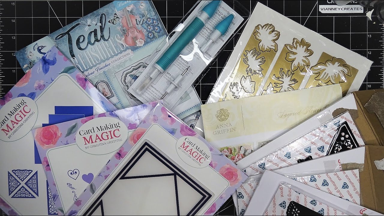 Craftstash & HSN Haul incl. Anna Griffin Layered Flower Dies Autoship ...
