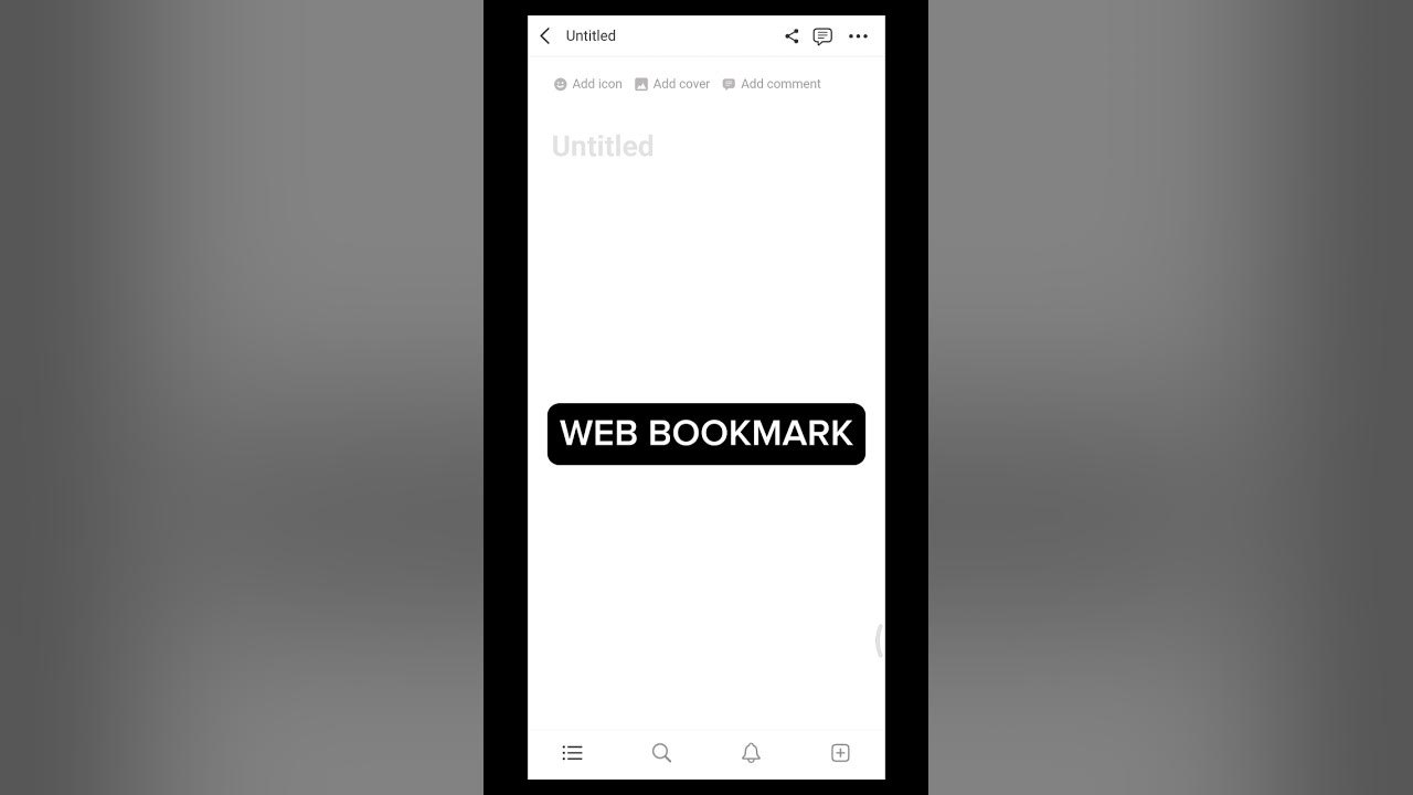 Menambahkan Web Bookmark Di Notion Notiontutorial Youtube