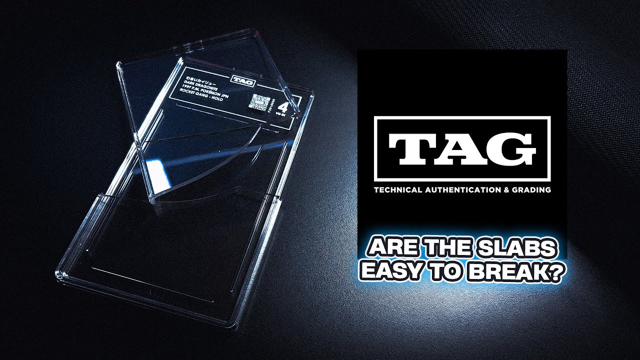 Are Tag Grading Slabs Too Easy to Crack? Honest Discussion... - YouTube