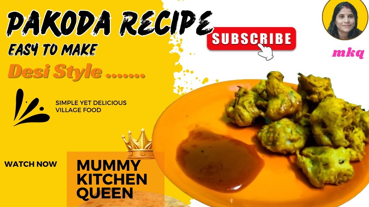 easy to make tasty pakoda || pakoda banaen ka aasan tarika || ghar me ...
