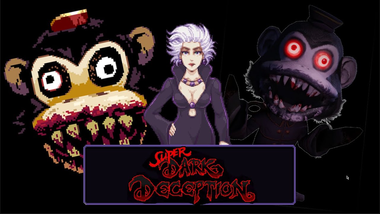 8-BIT POSSESSED MONKEYS!! I Super Dark Deception - YouTube