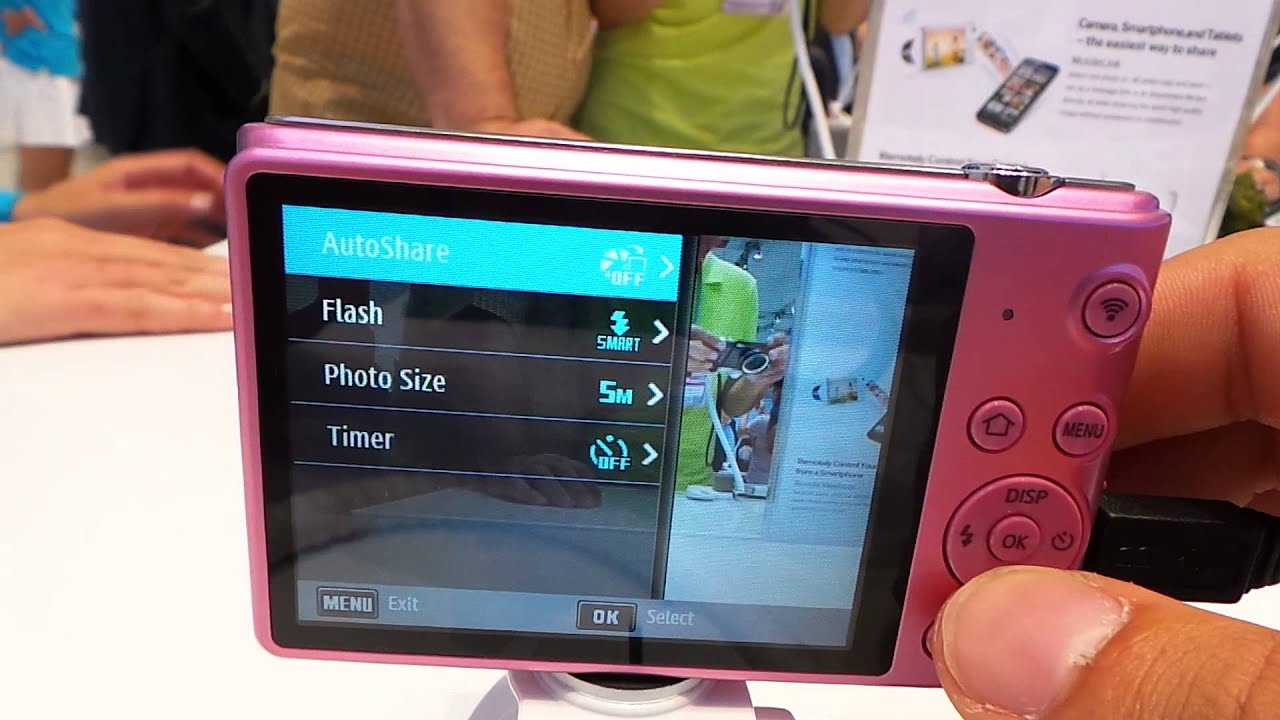 Samsung Smart Camera ST150F digitális fényképezőgép bemutató videó ...
