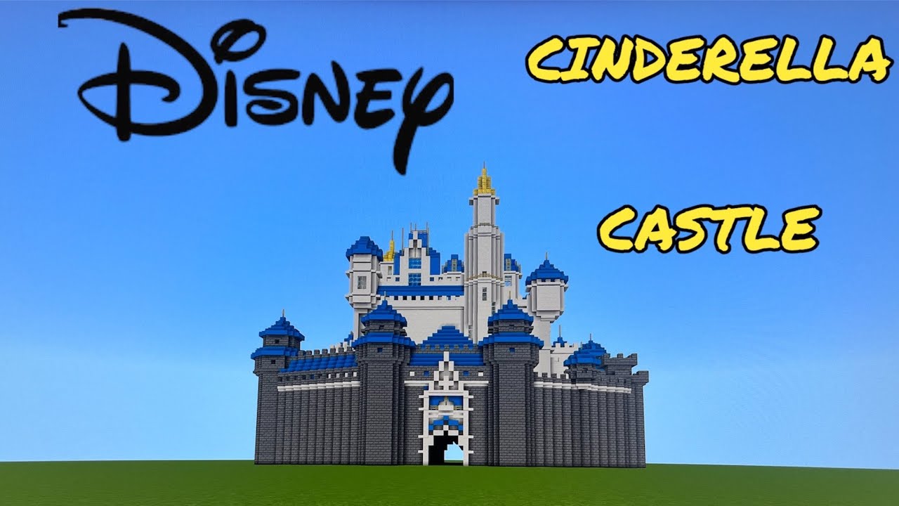 Minecraft How I Built The Disney Castle Full Version Youtube Disney