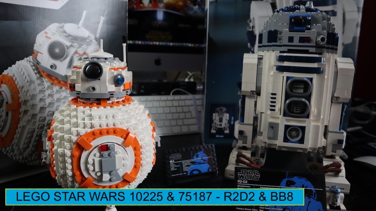 LEGO STAR WARS 10225 & 75187 - R2D2 & BB8 - YouTube
