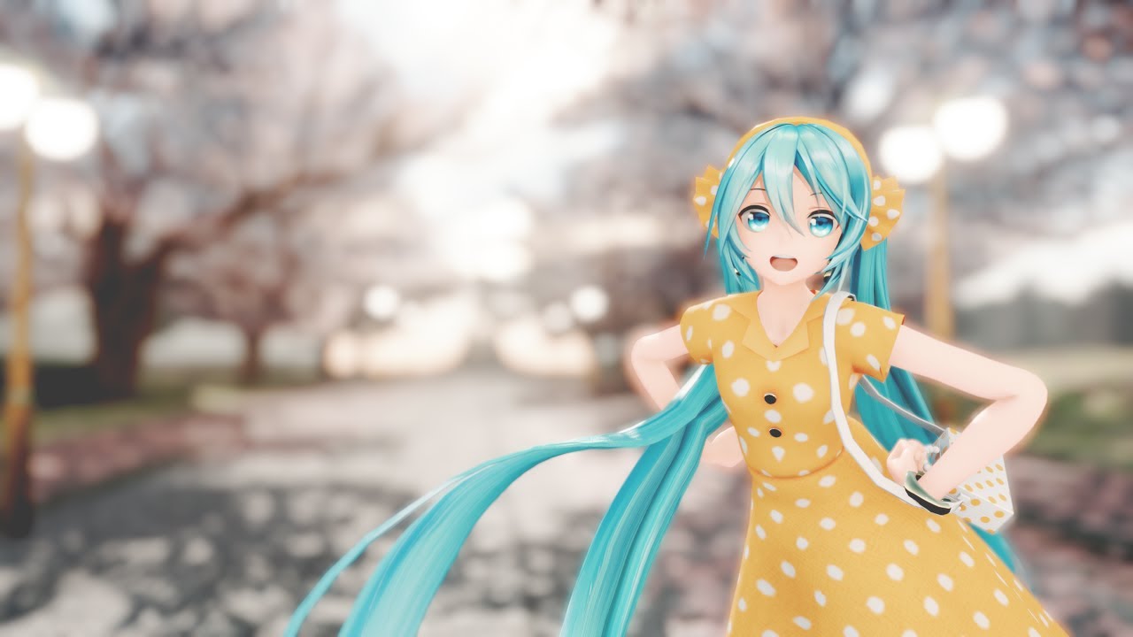 【MMD】Sayonara Souvenir / さよならスーヴェニア [YYB Polkadot Miku] - YouTube