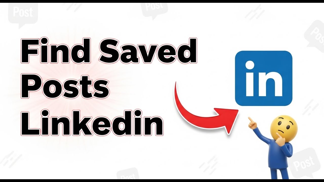 How To Find Saved Posts On Linkedin Tutorial - YouTube