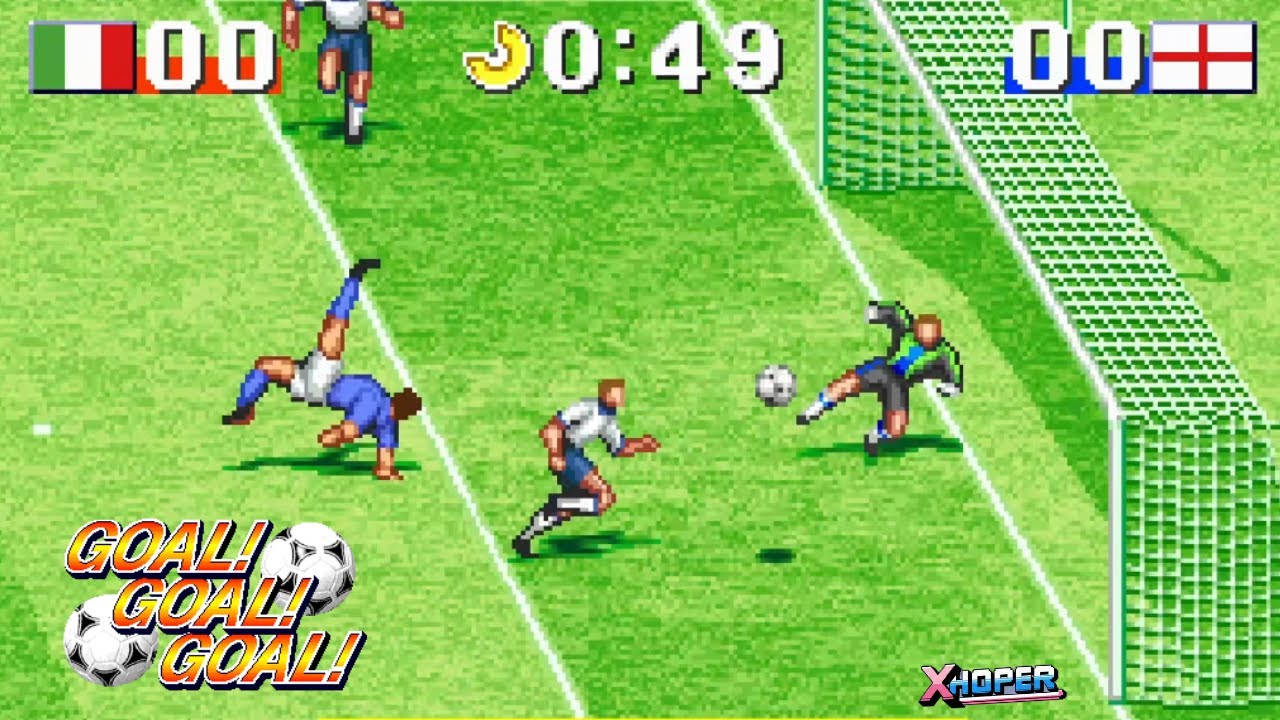Goal! Goal! Goal! [ Neo Geo, Arcade ] Playthrough [2K - 60ᶠᵖˢ ...