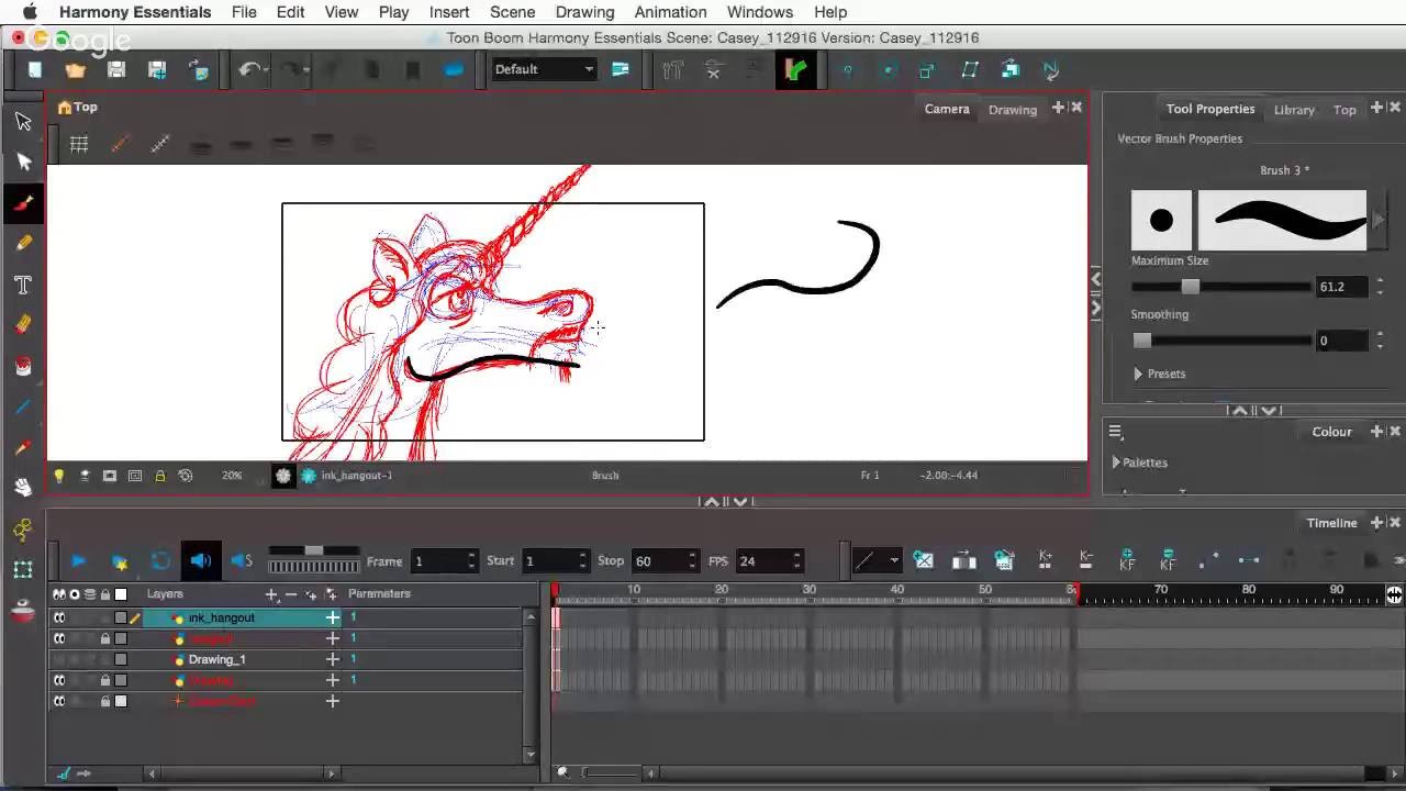 Drawing in Toon Boom Harmony - YouTube