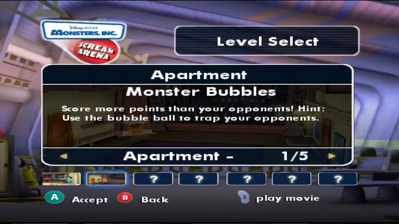 MONSTER BUBBLES (APARTMENT - 1/5) | Monsters, Inc. Scream Arena - YouTube