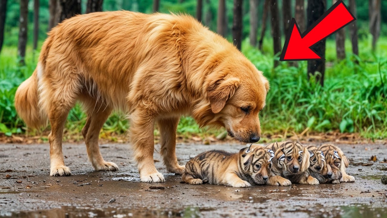 Golden Retriever Saves 3 Dying Tiger Cubs What Happens 2 Years Later Is ...