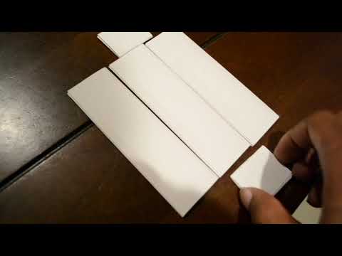 How to make a paper fingerboard ledge - YouTube