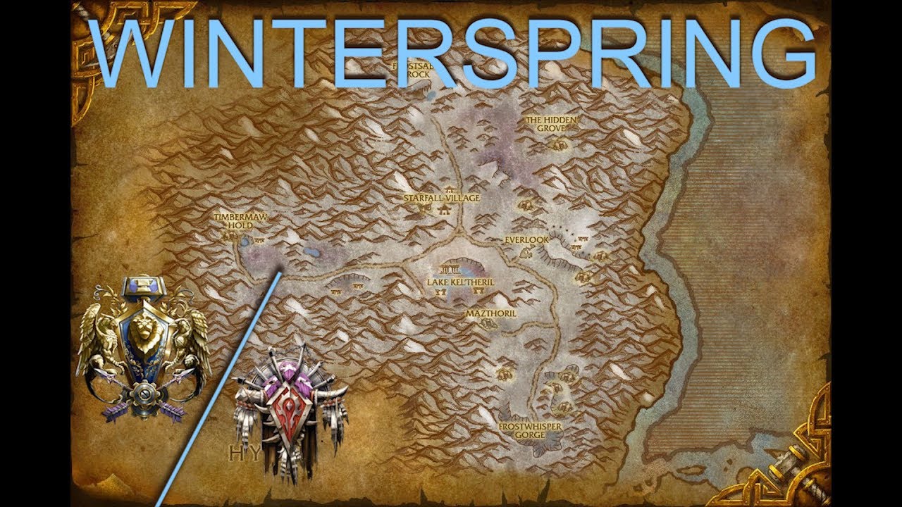 Level Fast in BfA: Winterspring - Zone Review - YouTube