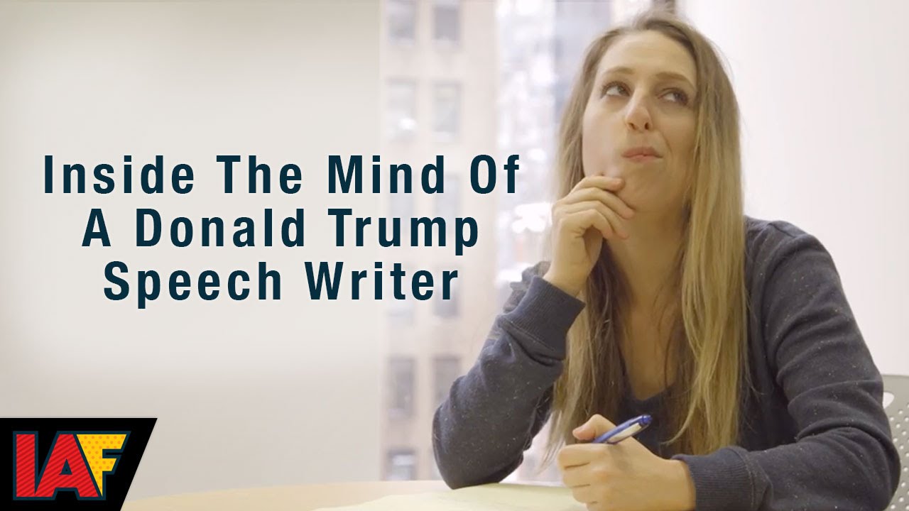 Inside The Mind Of A Donald Trump Speech Writer - YouTube