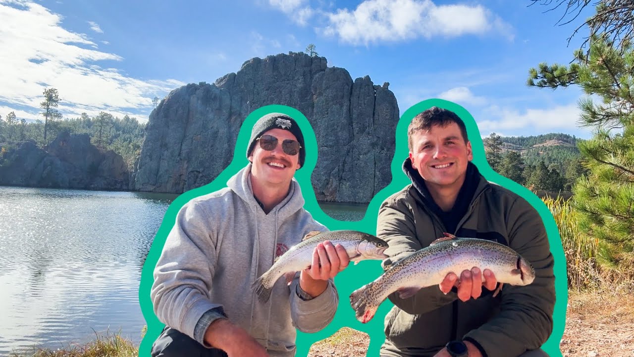 Trout Fishing for AGGRESSIVE Black Hills Rainbows (Catch & Cook) - YouTube