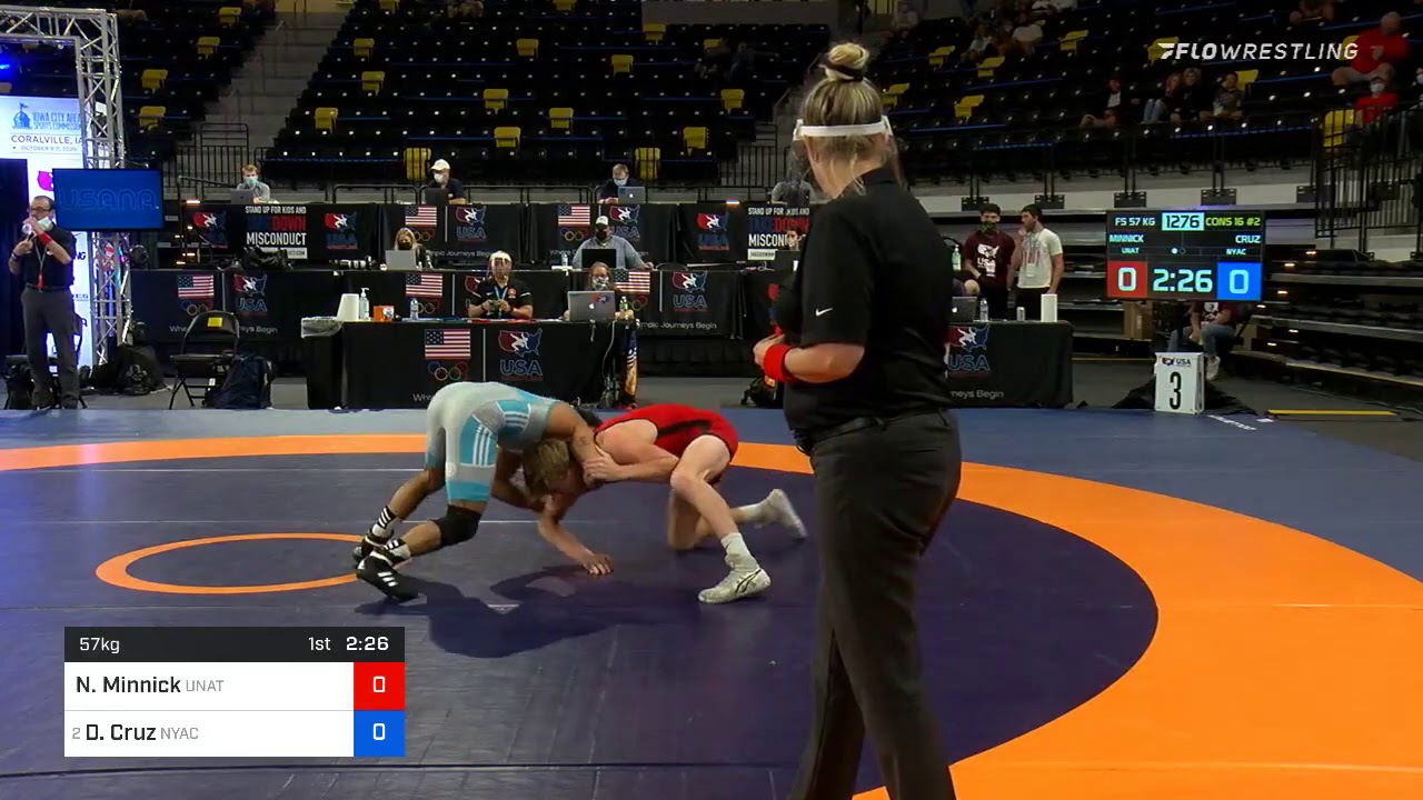57 Kg Consolation Nicholas Minnick Unattached Vs Darian Cruz New York ...