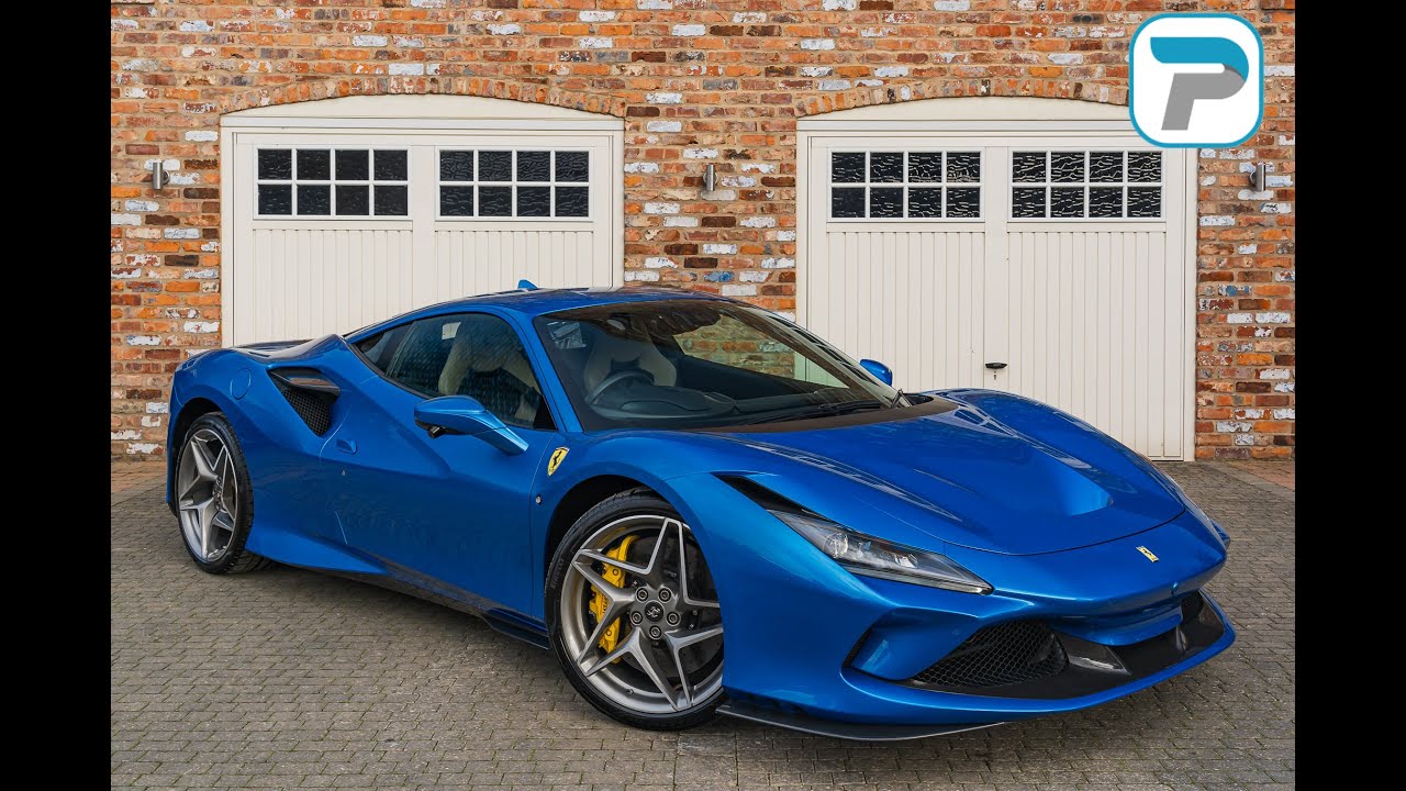 2020/70 FERRARI F8 TRIBUTO IN BLU CORSA WITH BLACK ALCANTARA AND ...