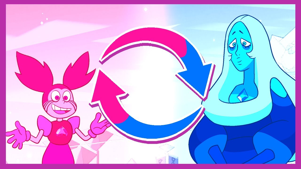 COLOR SWAP: Blue Diamond & Spinel | Rose Cuarzo - YouTube
