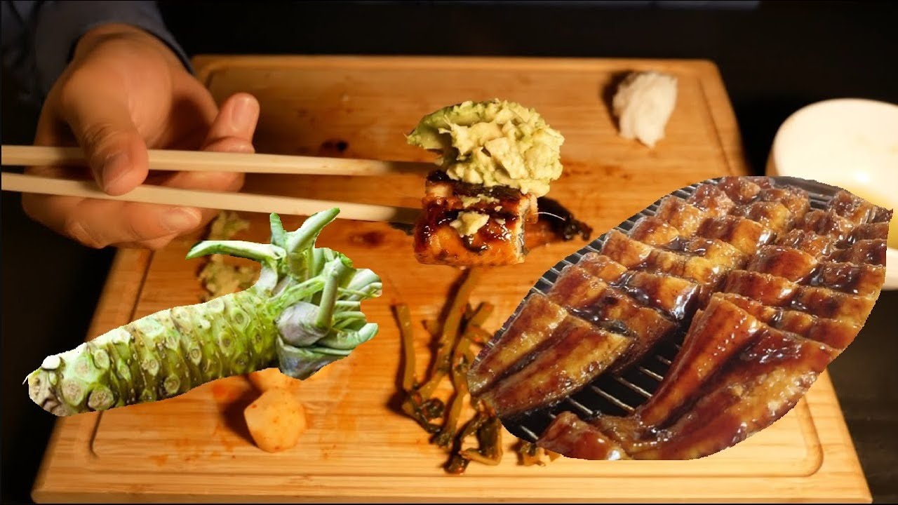 Eating!) Anguila PESCADO! EEL ? WASABI NO TALKING Beneficios de comer ...
