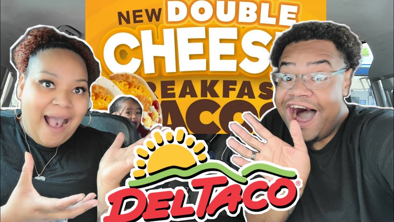 Del Taco NEW Double Cheese Breakfast Tacos | Cheese OVERLOAD‼️ - YouTube
