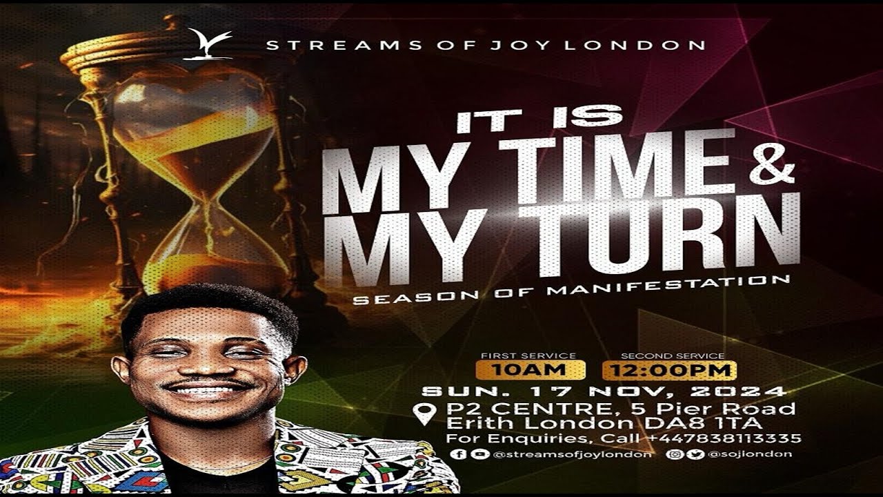 IT IS MY TIME AND MY TURN - SEASON OF MANIFESTATION || 1ST SERVICE ...