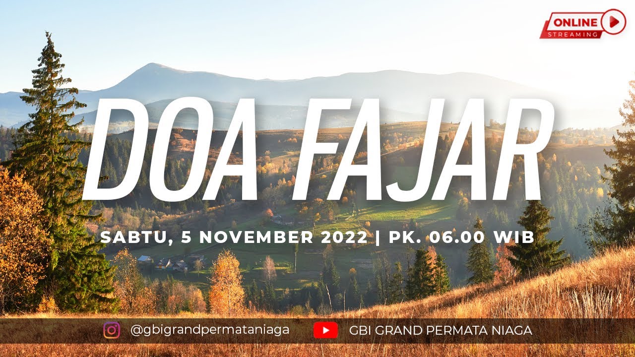 Doa Fajar 5 November 2022 "Undur Dari Tuhan Part3" - YouTube