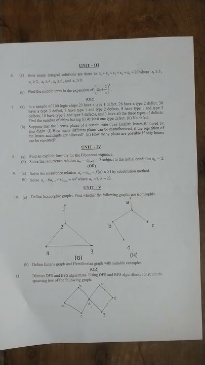 DMGT JNTUK Sem question paper R-23 - YouTube