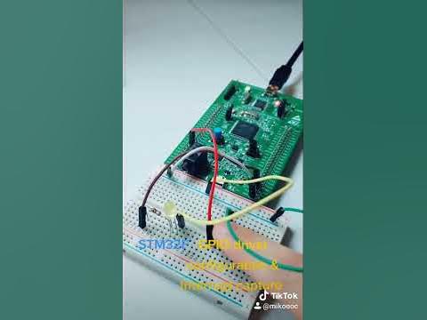 Exercise#2 STM32F, GPIO Driver configuration & Interrupt capture - YouTube