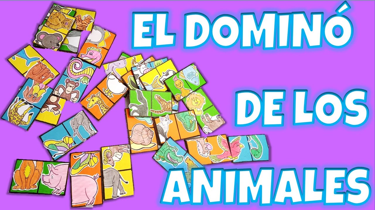 Juego Didáctico "Dominó De Animales"-Totalmente Creativos🎨 - YouTube