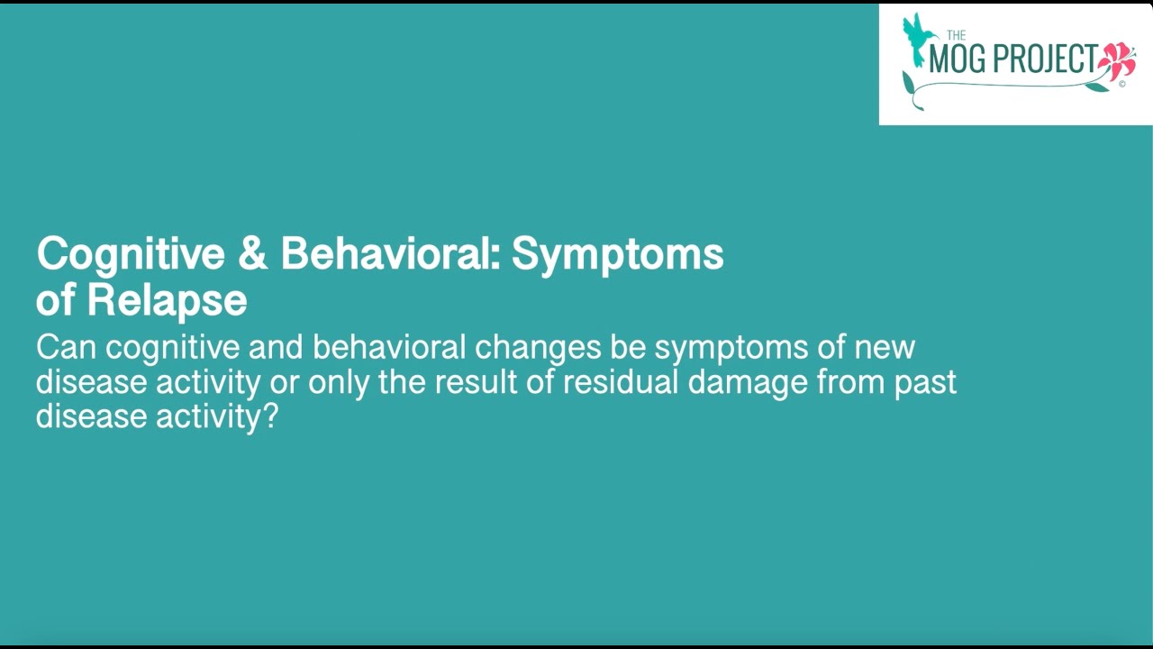 Cognitive & Behavioral: Symptoms of Relapse - YouTube