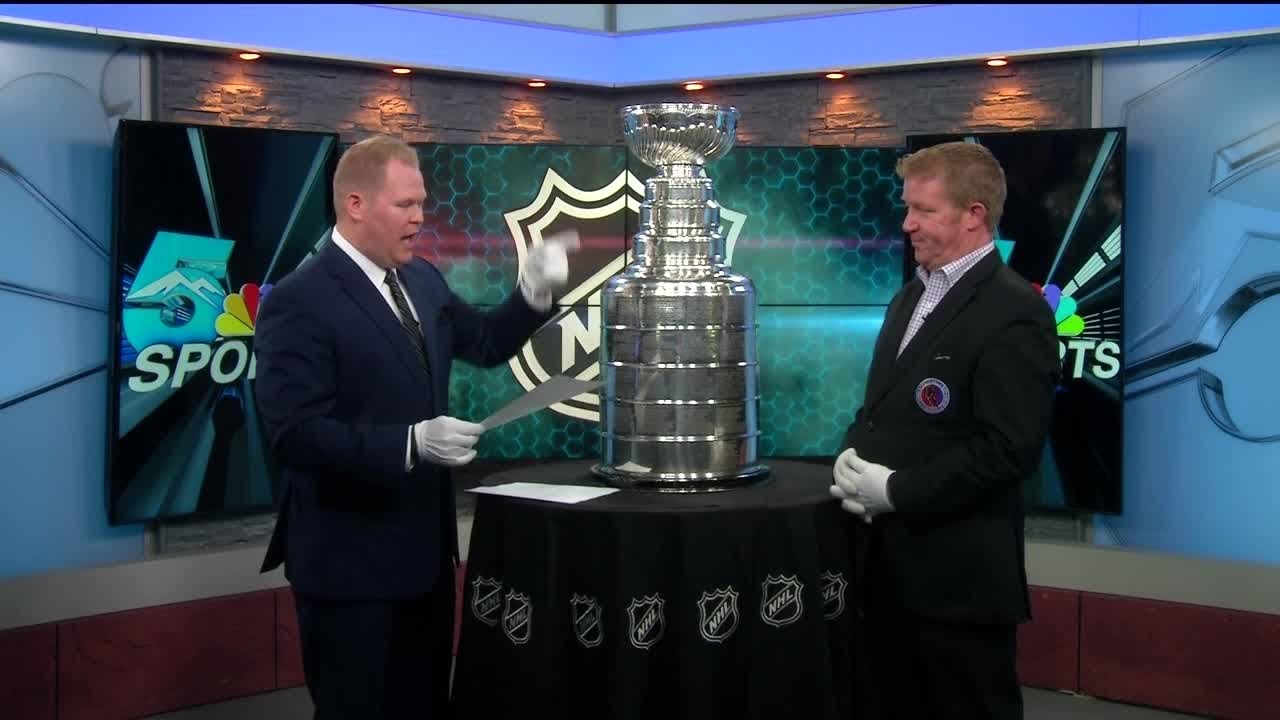 The Stanley Cup visits KOAA Studios - YouTube