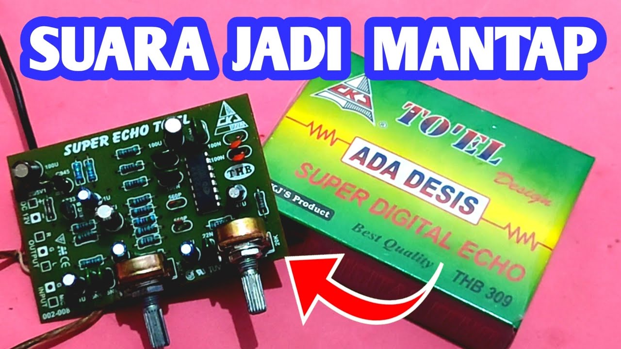 Cara Pasang Echo Toel Pada Tone Control Buat Karaokean, Cara Pasang Super Digital Echo - YouTube