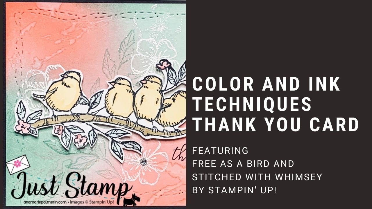 Color and Ink Techniques for Cardmaking - YouTube