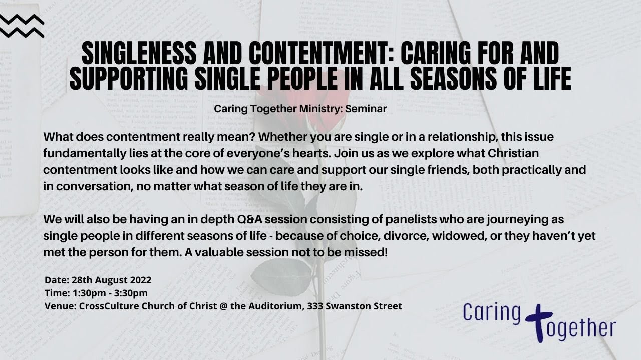 Singleness and Contentment: Caring for and supporting single people in ...