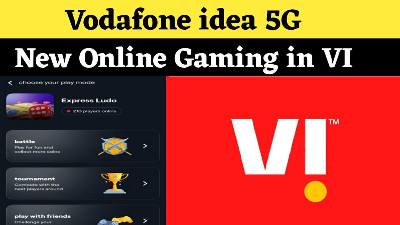 Vodafone idea Users Great News | VI Games With VI 5G Service - YouTube