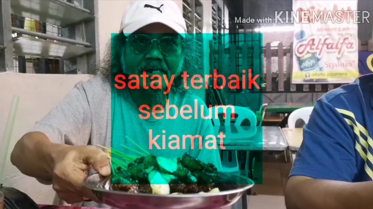 cik man gagak hitam pekena satay terbaik sebelum kiamat - YouTube
