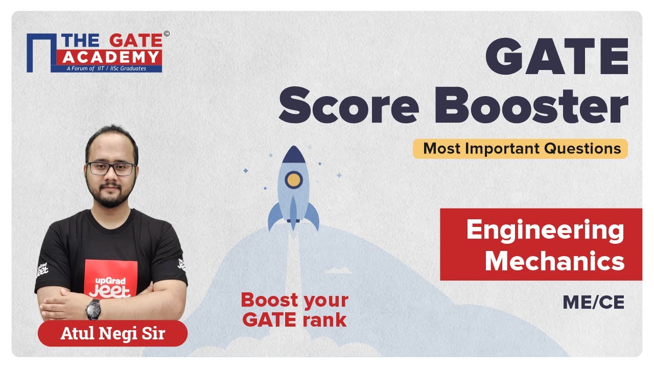 Engineering Mechanics for GATE 2022 (ME/CE) | Full Revision | GATE ...