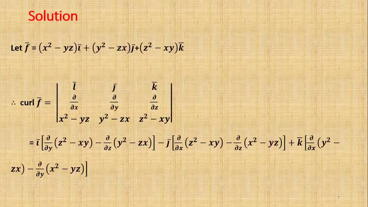 VCFT-UNIT 1- VECTOR CALCULUS- PART 8 - YouTube