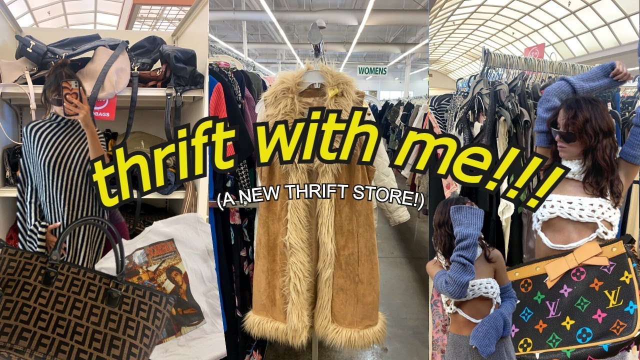thrifting ALONE in a HUGE NEW THRIFT STORE!!! (thrift with me) + winter ...