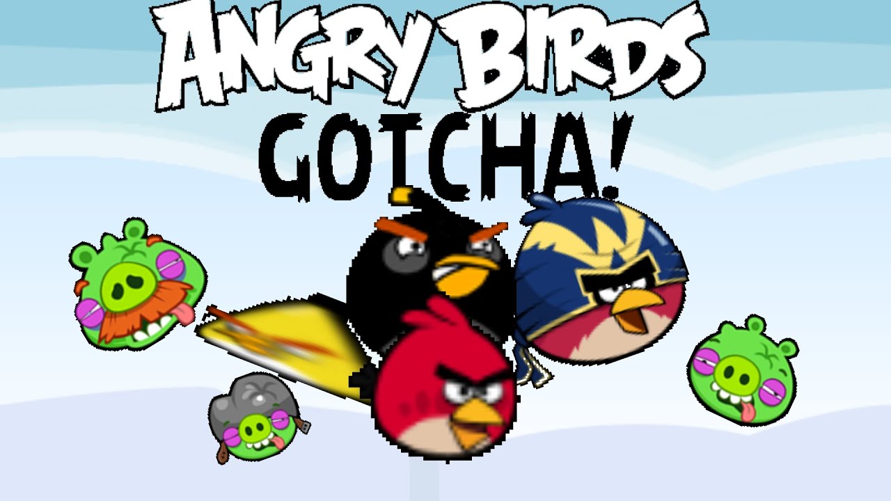 Angry birds GOTCHA by Getting Freaky Games Gameplay - YouTube