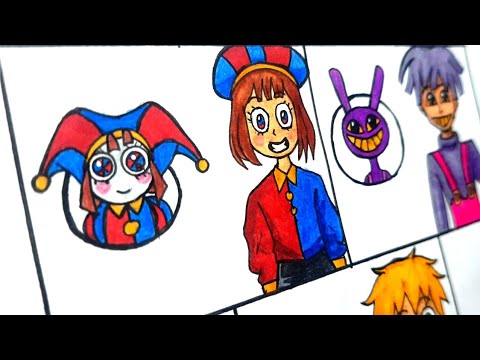 [Drawing] The Amazing Digital Circus Real Life: Humanized Jax, Kinger ...