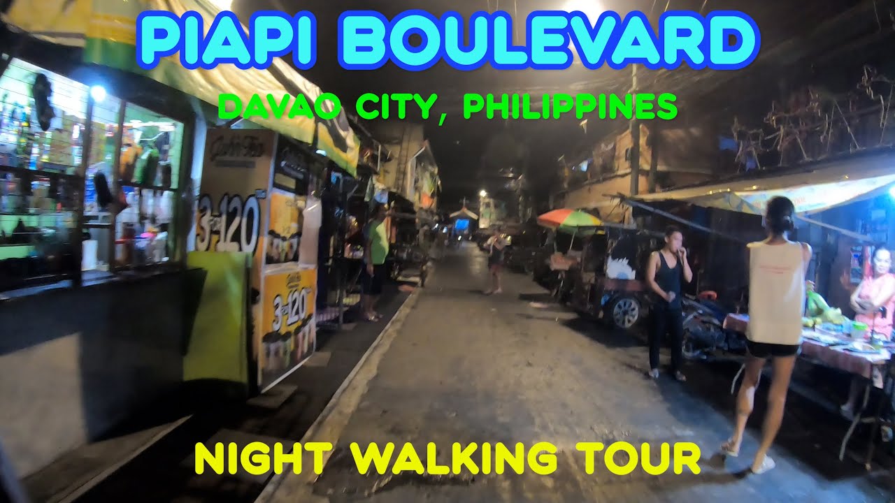 Rarely Seen Street Specially During Night Time: Piapi Boulevard, Davao ...