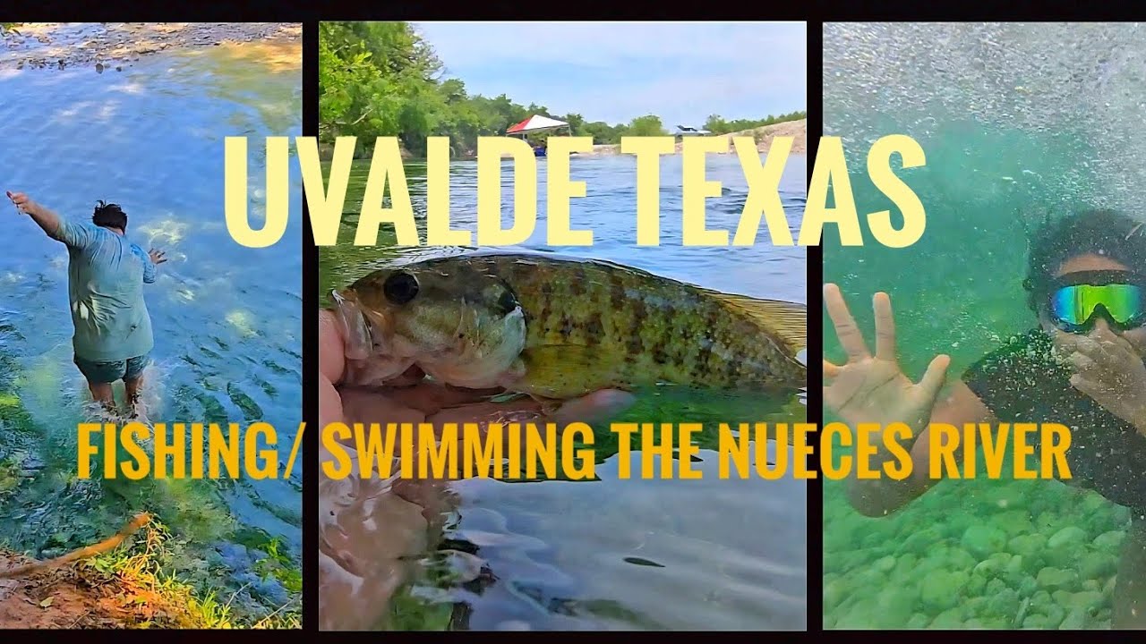 Nueces River - Fishing/swimming!!! (Uvalde, TX) - YouTube