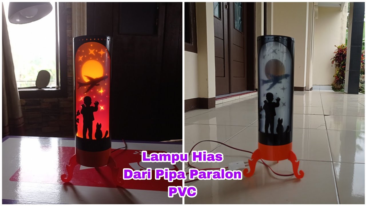 Cara Membuat Lampu Hias Dari Pipa PVC Paralon | Lampu Hiasan Rumah ...