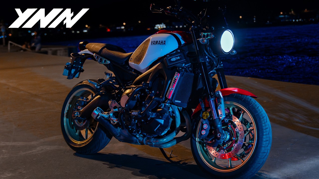 w/ YAMAHA XSR 900 - NIGHT RIDE - YouTube