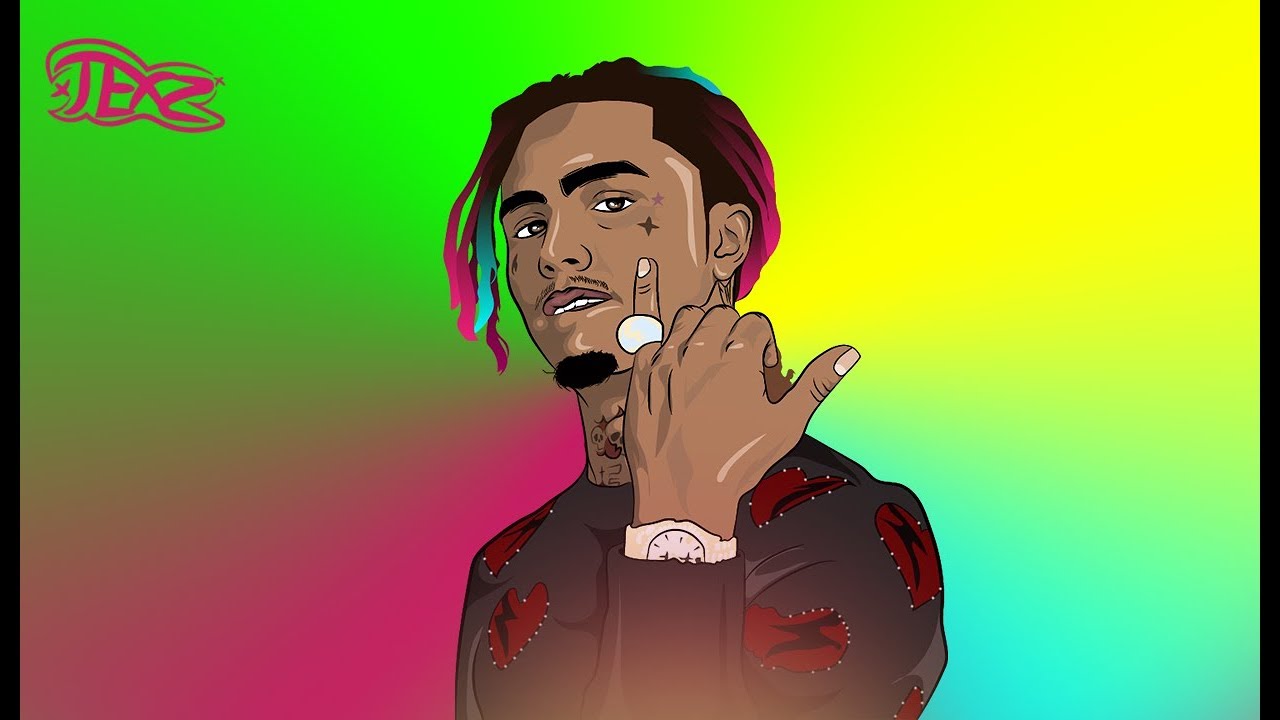 Adobe illustrator - Lil Pump Speedart - By Texz - YouTube